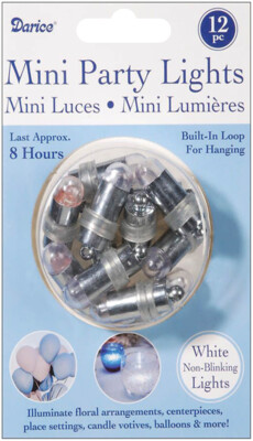 Mini Party Lights Non Blinking White | eBay