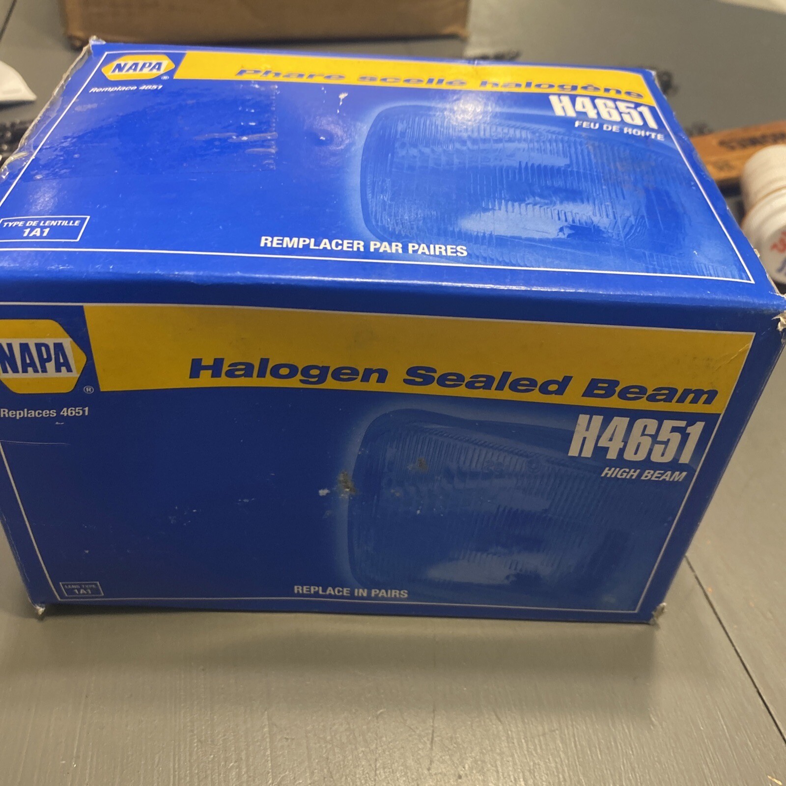 NAPA Wagner Halogen Headlamp H4651 New In Box High Beam | eBay