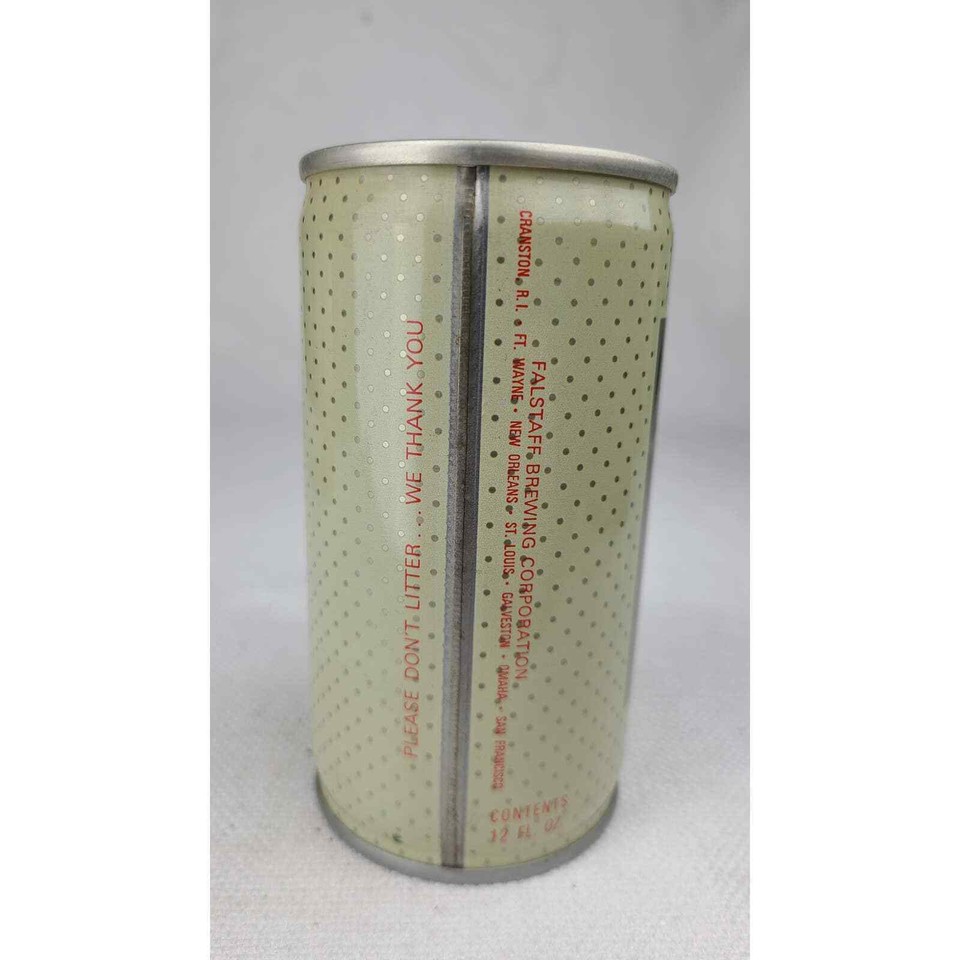 Hanley Lager Beer Falstaff Brewing Co Cranston RI Pull Tab Beer Can ...