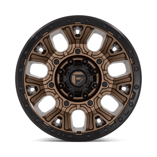 Fuel D826 Traction Matte Bronze With Black Ring 1-Piece Rim: 20x10 ...