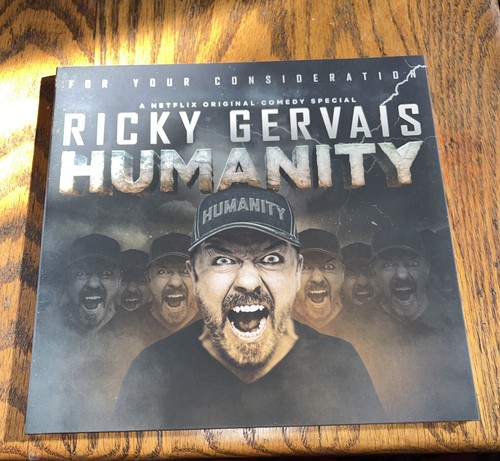 Ricky Gervais HUMANITY DVD Netflix FYC STAND-UP COMEDY | eBay