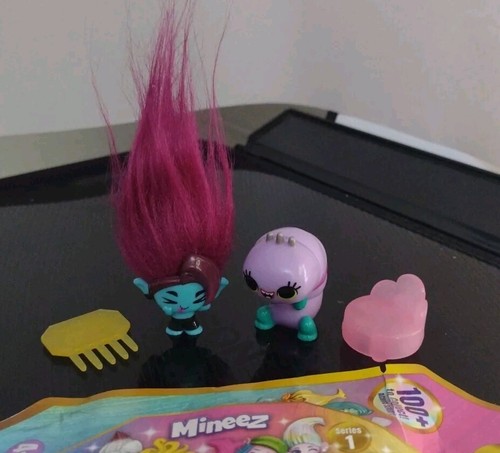 Trolls Band Together Mineez HairRageous Floyd 02-01 Ultra Rare & Rhonda ...