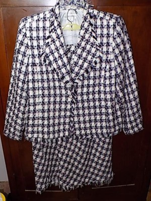 NWT CARLUCCI Skirt and Jacket, mid-length, multi-colored, Women's Size ...