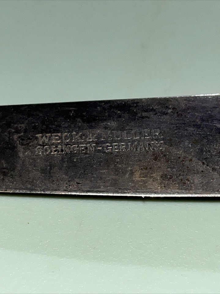 Vintage WECK & MULLER Solingen Germany Knife Butcher Chef Skinning ...
