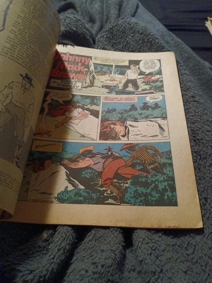 Johnny Mack Brown #776 Four Color (1957 Dell) Western Comic Book, Photo ...