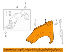 Porsche OEM 14-16 Panamera-front Fender Quarter Panel Left ...