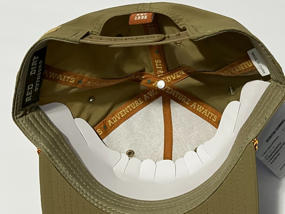 Red Dirt Outdoors Adventure Awaits - Olive Green Baseball Hat Cap | eBay