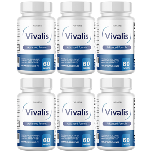 Vivalis Advanced Vitality Support Maximum Strength Formula - 6 Bottles ...