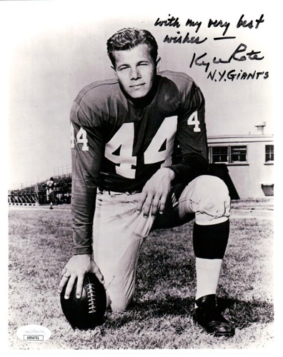 Kyle Rote Signed Autographed 8X10 Photo New York Giants JSA AB54751 | eBay