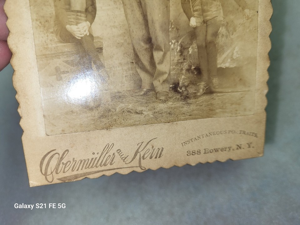 Vintage 1890s Circus Photo of Midgets Waino & Plutaino Cabinet Card | eBay