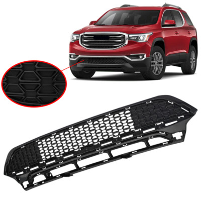 For 2017-2019 GMC Acadia Sport SLE Black Front Bumper Lower Mesh Grille ...