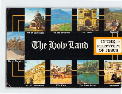 Postcard Holy Land Pilgrimage Sites Israel | eBay Australia