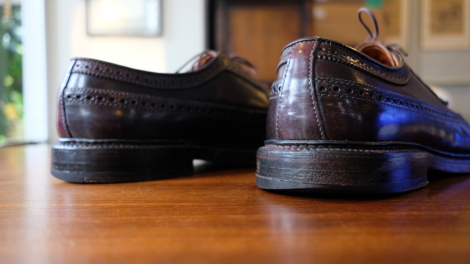 Alden Longwing Brogues Color 8 Shell Cordovan Size 11… - Gem