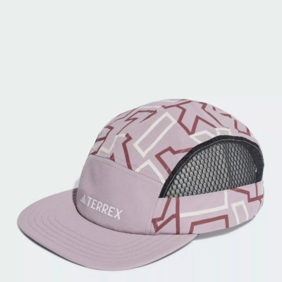 Adidas Terrex Heat.Rdy 5-Panel Graphic Cap Pink Running Jogging Trail ...