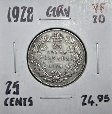 1928 Canada 25 Cents | eBay