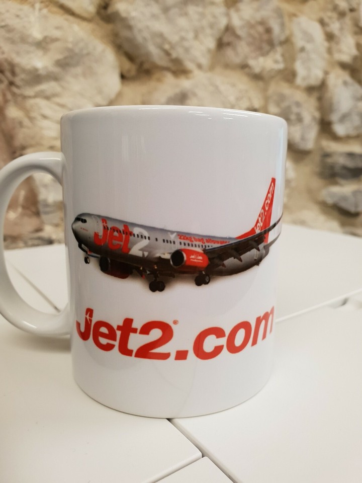 Jet2 Jet 2 Plane Cup Mug perfect gift Aviation spotter enthusiast | eBay UK