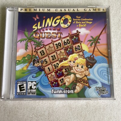 Slingo Quest PC Computer CD ROM Slingo Quest Slots & Bingo MIX FUN ...