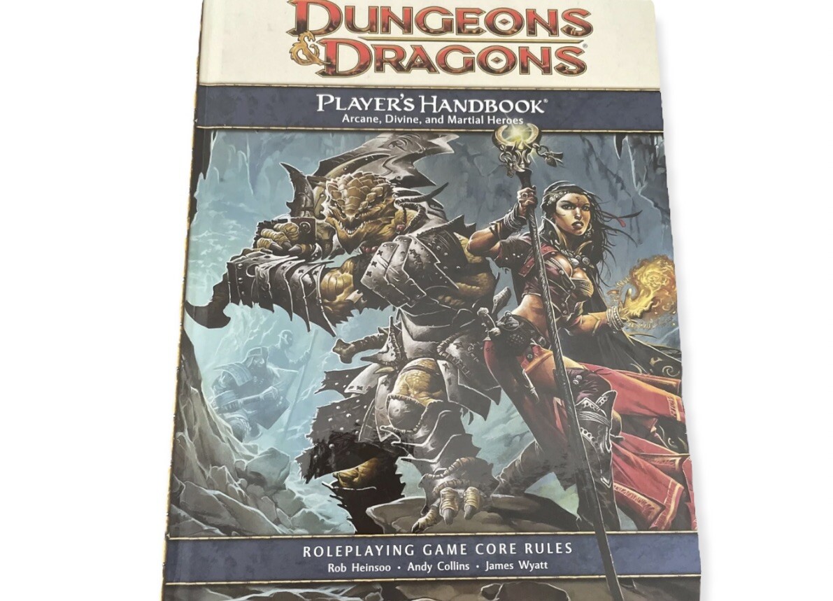 Dungeons and Dragons 4th Edition 4e D&d Player's Handbook for sale ...