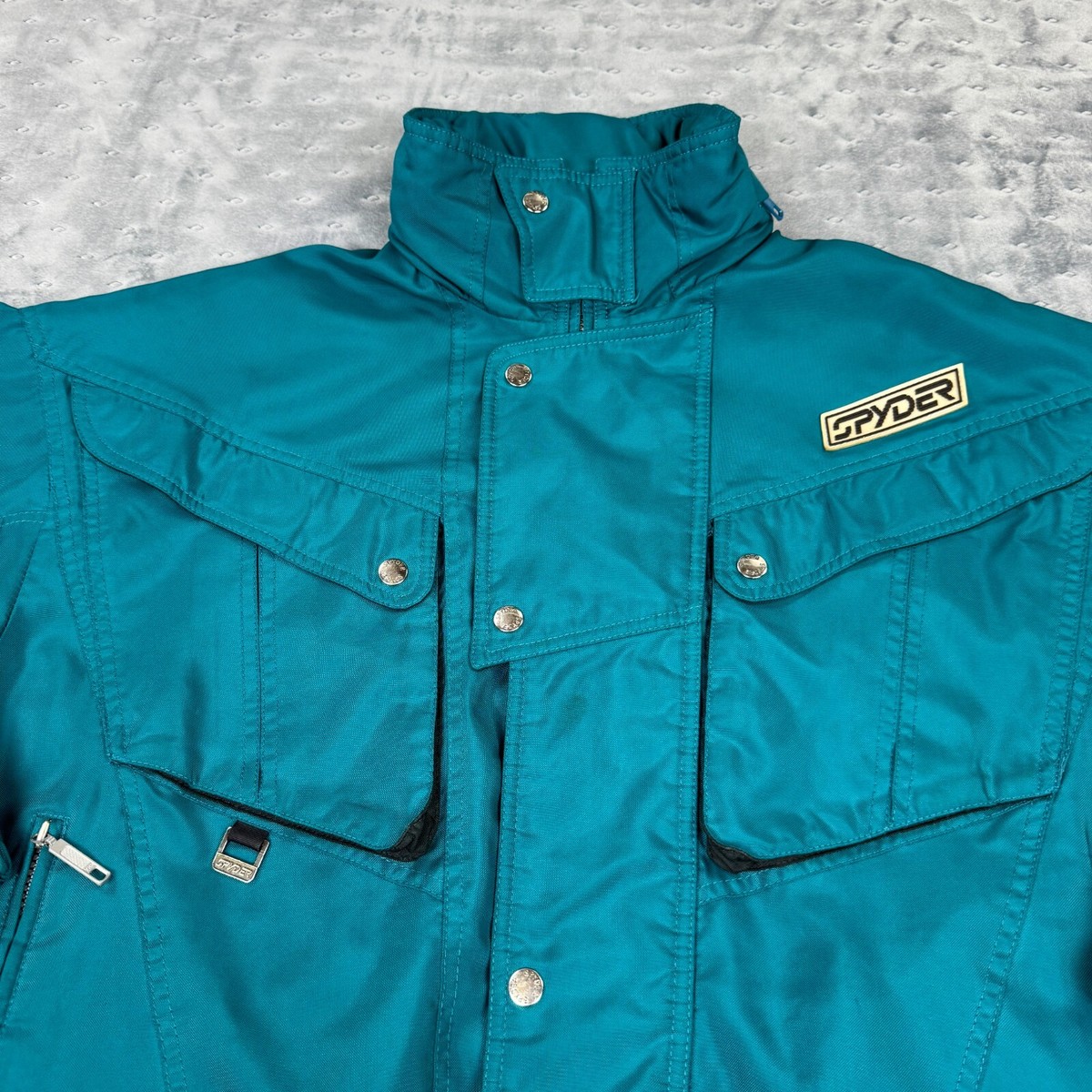 VINTAGE 90s Spyder Jacket Mens Medium Teal Entrant G2 Ski VINTAGE 90s Spyder Jacket Mens Medium Teal Entrant G2 Ski
