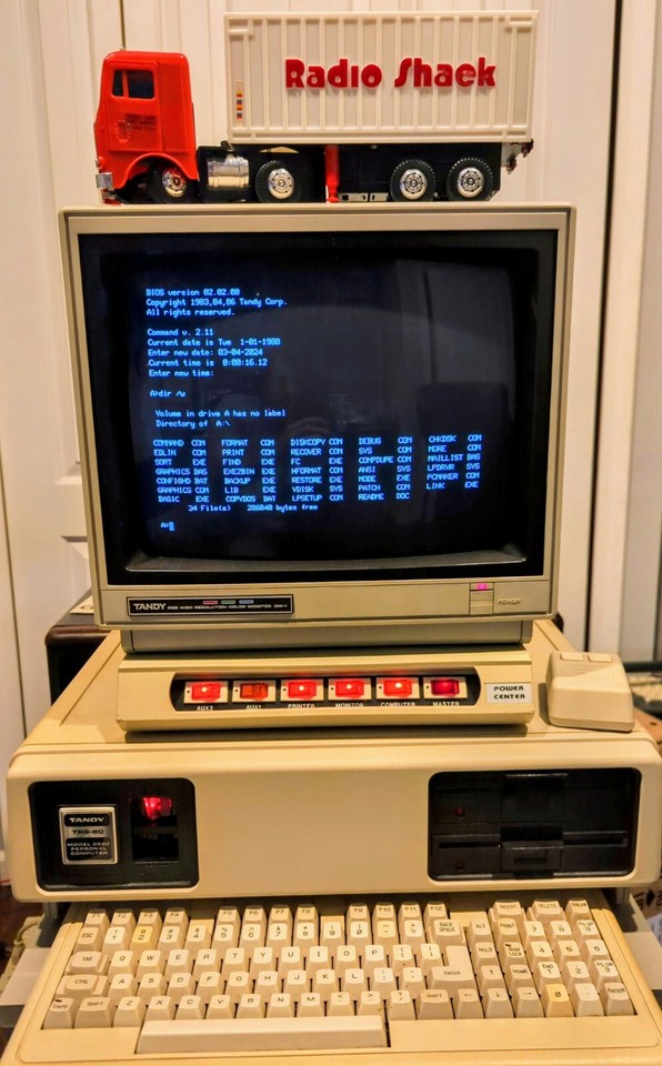 Tandy 2000 (TRS-80 Model 2000) MS-DOS 2.11 Boot Disk on NEW DD 5.25 ...