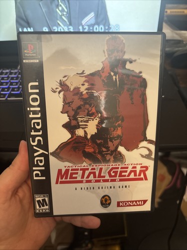 Metal Gear Solid (Sony PS1, 1998) – Black Label – Complete – 2 Discs ...