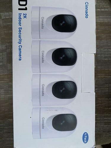 Cinnado D1 White 2K Wireless Indoor Home Security Camera 4 Pack | eBay