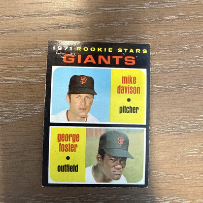 1971 Topps Baseball #276 Giants Rookie Stars-Mike Davison, George ...