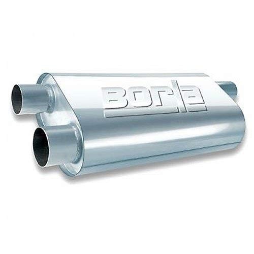 Borla 400498 Transverse Flow Muffler Type: Oval Inlet Diameter: 2-1/2 ...