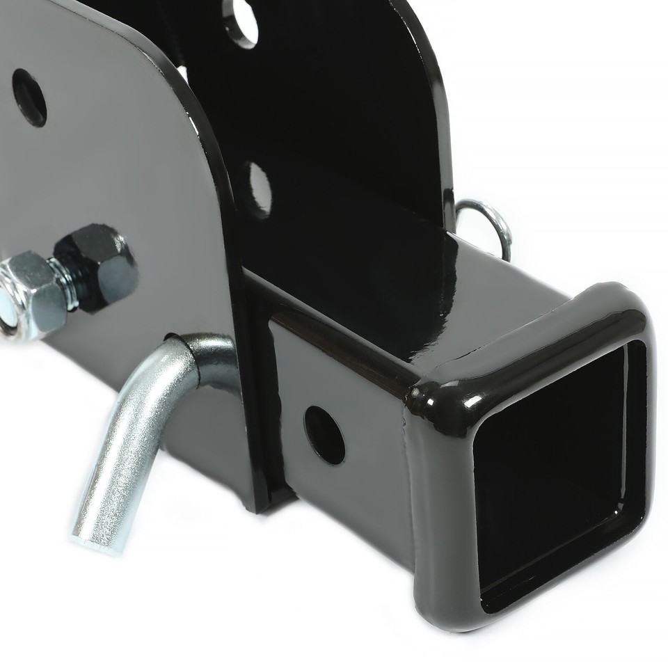 Folding 2" Trailer Hitch Shank Mount Cargo Wheelchair Carrier Adapter ...