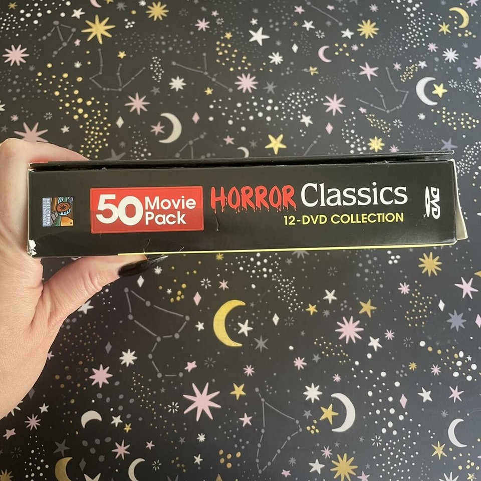 50 Movie Pack Horror Classics 12-DVD Collection The 20's, 30's, 40's ...