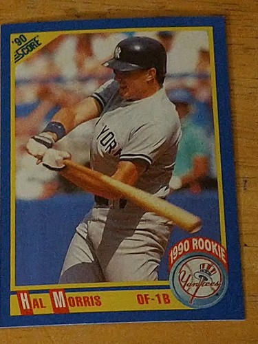 1990 Score #602 Hal Morris Yankees Rookie Card RC | eBay