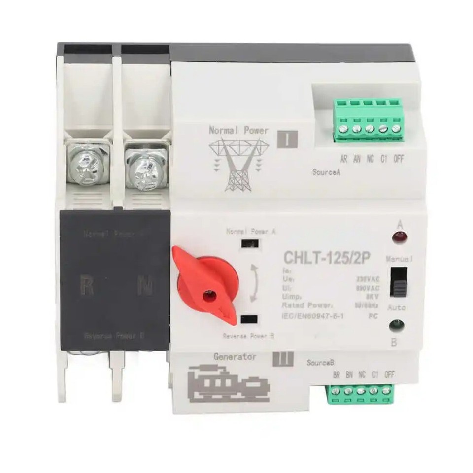 Dual Power Automatic Transfer Switch Flame Retardant Dual Power Switch ...