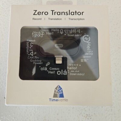 Timekettle 3-In-1 Zero Translator 40+ Languages iPhone Lightning Port 192644000017| eBay