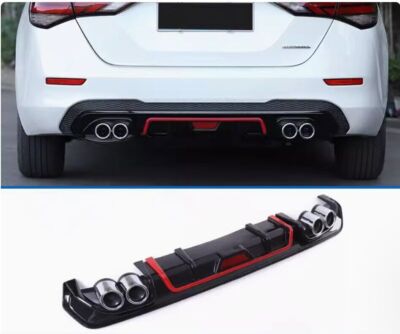 For 2020-2023 Nissan Sentra Rear Bumper Diffuser Spoiler Lip Guard ...