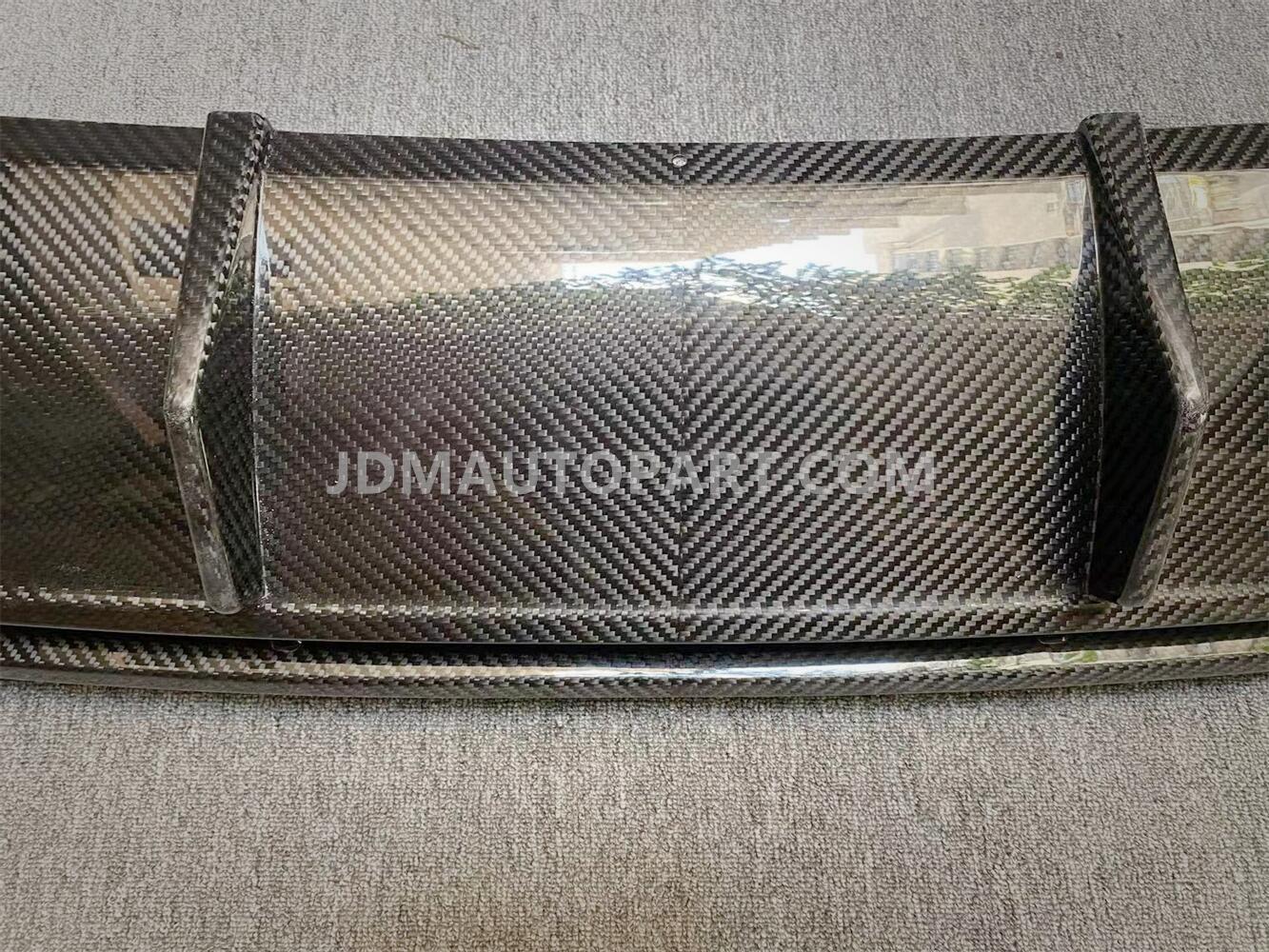 Carbon Fibre Black Rear Diffuser Fit S Class W217 C217 S63 AMG Coupe Bs ...