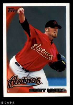 2010 Topps #344 Brett Myers Astros 8 - NM/MT | eBay