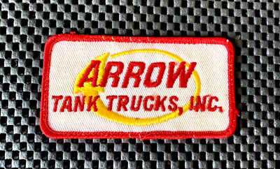 ARROW TANK TRUCKS INC EMBROIDERED SEW ON ONLY PATCH PROPANE TRUCKS 4 1/ ...