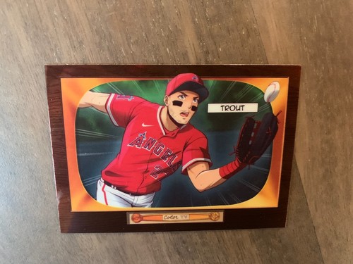 2024 Bowman Anime Mike Trout SSP Los Angeles Angels BA-3 | eBay