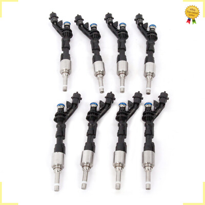 8x Fuel Injectors 0261500298 For 2010-2015 Jaguar XF XJ XFR XK 5.0L V8 ...