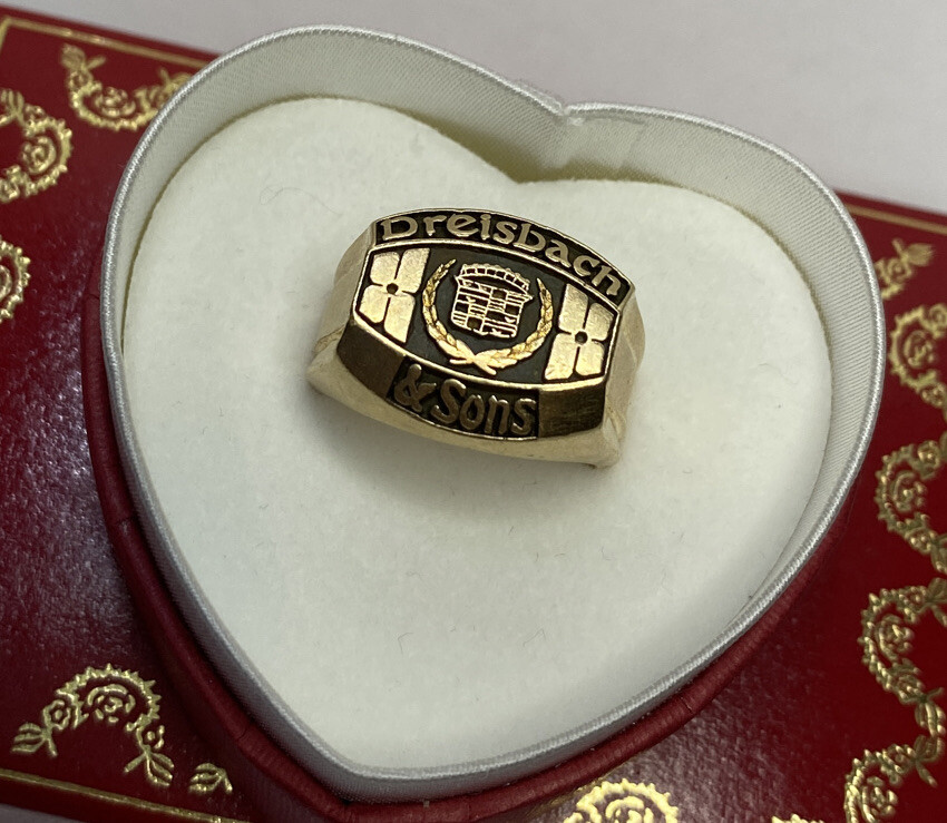 Rare Mens 10k Yellow Gold Cadillac Dealership Signet … - Gem