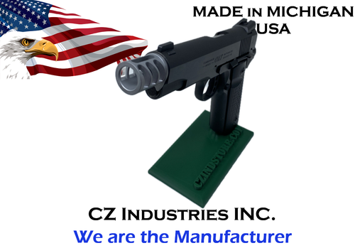 1911 .45 ACP Muzzle Brake Compensator Tube Style Stainless Steel with ...