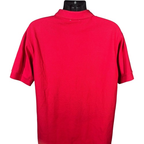 Mens Reebok Goodwill Games Red Large Short Sleeve Polo | eBay