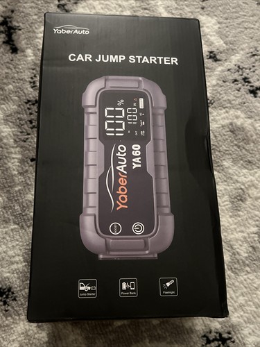 OPEN BOX YaberAuto YA60 Black Portable 26800mAh Car Battery Jump Starter | eBay