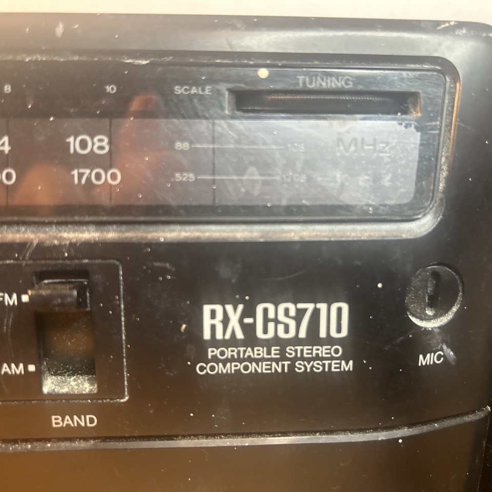 Panasonic RX CS710 Portable Stereo System Cassette Player AM FM Tested ...