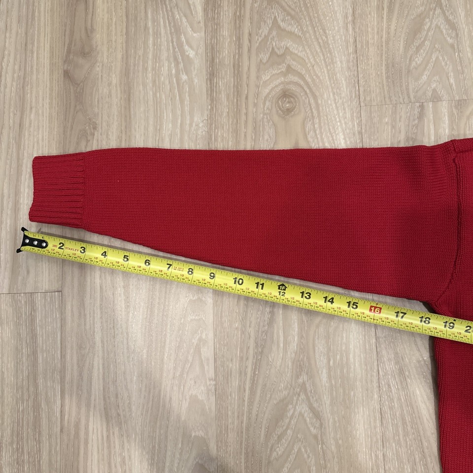 NWT Ralph Lauren Intarsia-Knit Crewneck Red Corgi Sweater, extra small ...