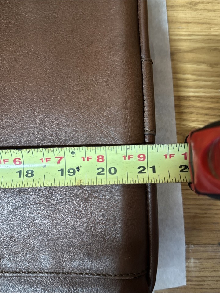 Tecovas LARGE Leather Weekender Duffle Bag Bourbon Brown 21” NWOT NO ...