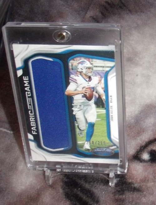 2019 Certified Josh Allen Fabric Of the Game #218/299 | eBay