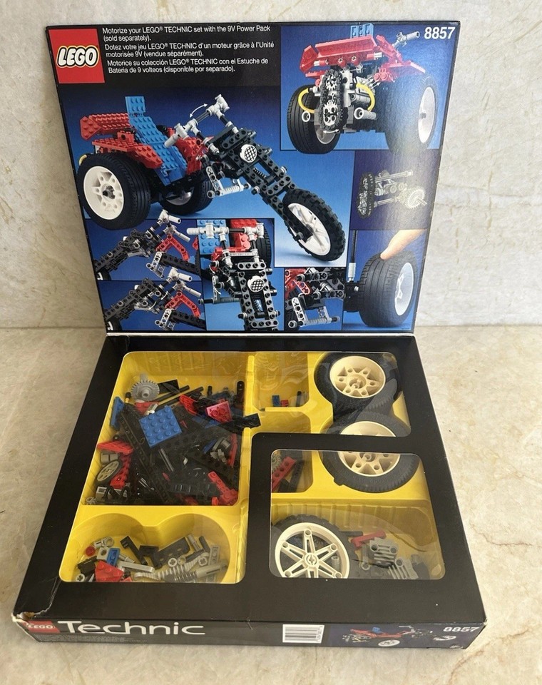 LEGO 8857 Expert Builder Motorcycle (1980) – Complete w/ Box & Insert ...