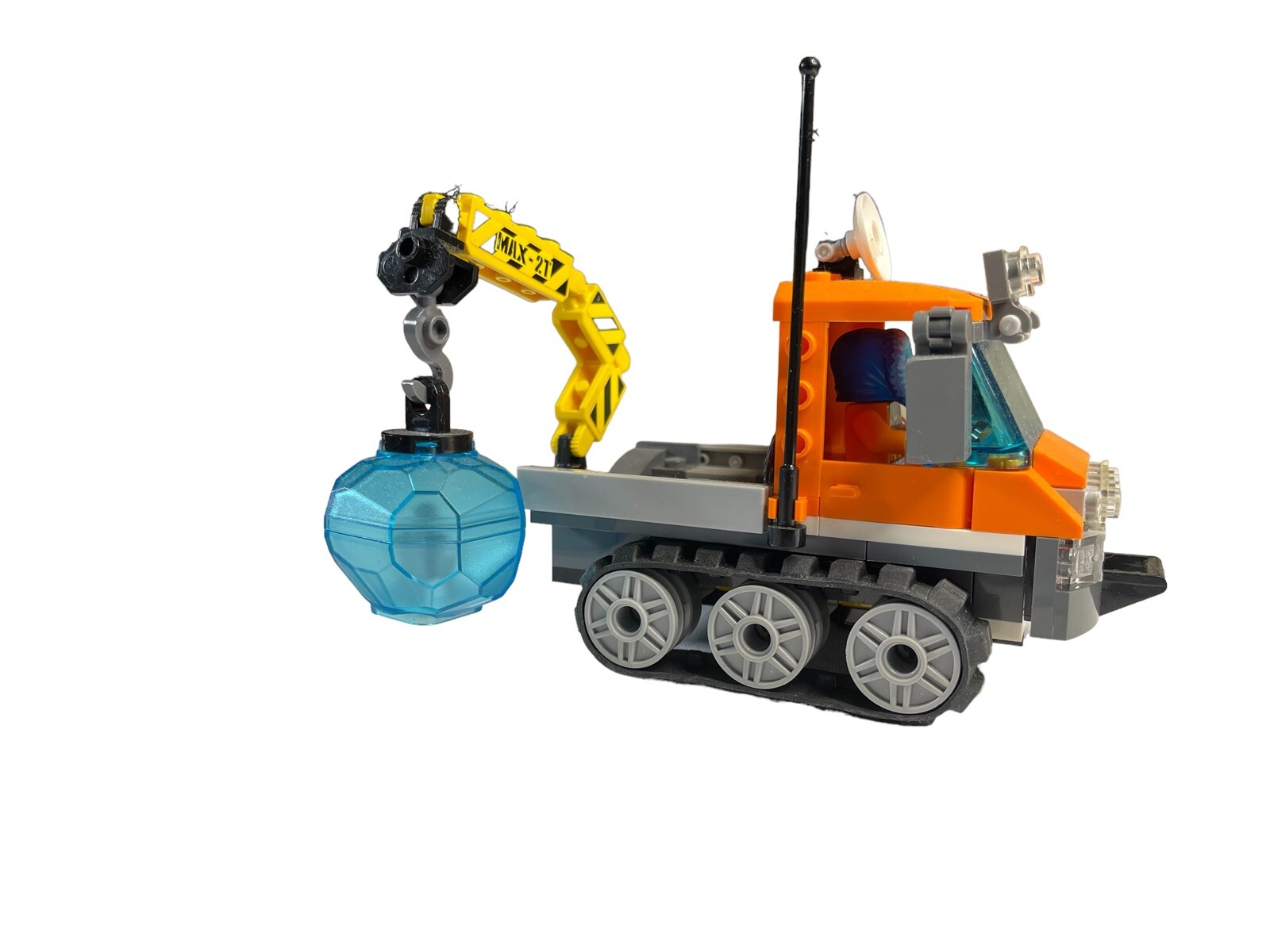 LEGO City 60033 Arctic Ice Crawler - 98% Complete with Minifig and ...