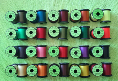 Fly Tying Thread. Uni- thread (20) Spool Combo) Size 8/0 50 yard spools ...